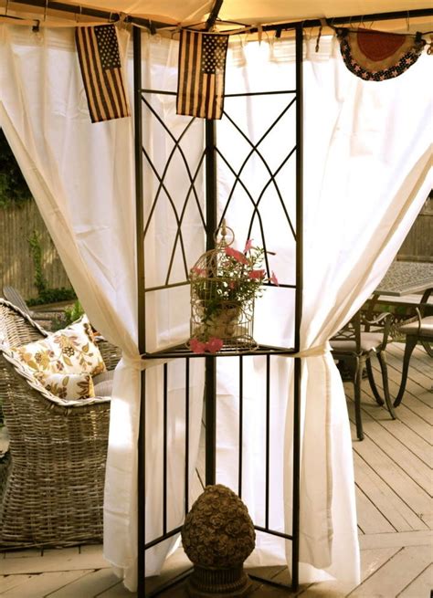 20 Cheap Diy Outdoor Curtains Pergola Curtain Ideas Diy Crafts