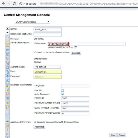 Connect Business Objects On Premise To Hana Cloud Sap Community