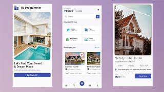 Real Estate App UI Design In Flutter Flutter UI Desig Doovi