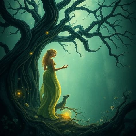 The Dryad And The Animal The Bonds Between Tree Spirits And Wild