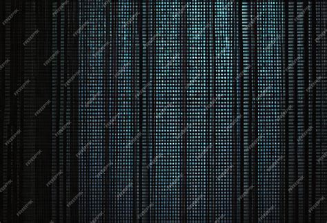 Stream Of Binary Matrix Code On The Screen Computer Matrix Numbers Concept Of Coding Hacking Or