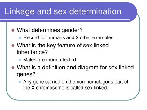 PPT Linked And Sex Linked Genes PowerPoint Presentation Free Download ID 6129405