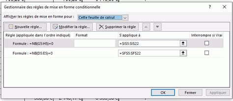 somme dans un tableau qui comporte des trous