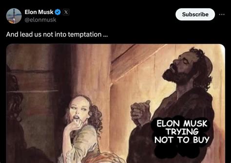 Elon Musk Jokes About Buying Msnbc With Risqué Meme ‘temptation