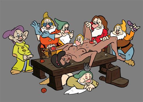 Rule 34 1girls 7boys Bashful Snow White Cum Cum On Body Cumshot