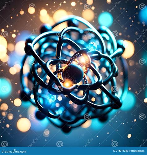 Quantum Physics Concept Generative Ai Stock Illustration