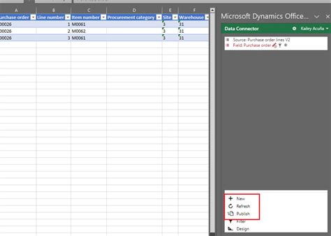 use excel to bulk update records in d365 finance and operations encore