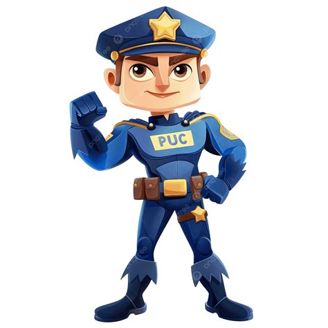 รูปตัวการ์ตูนตำรวจซูเปอร์ฮีโร่ Png เด็กผู้ชาย ตัวการ์ตูน ตำรวจภาพ Png สำหรับการดาวน์โหลดฟรี