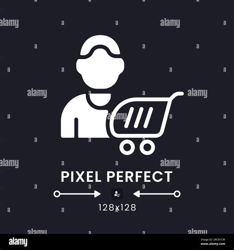 Consumer Behavior White Solid Desktop Icon Stock Vector Image And Art Alamy