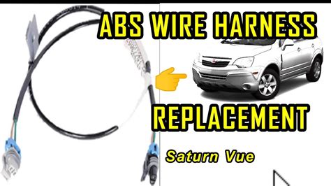 How To Replace The Wire Harness Abs Wheel Speed Sensor 2008 Saturn Vue Youtube