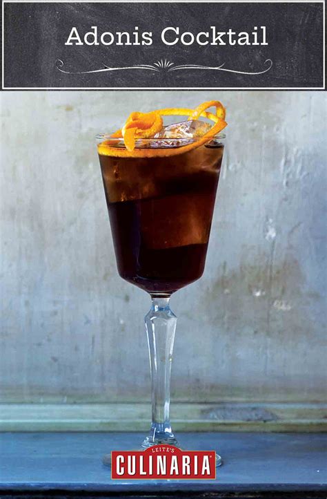 Adonis Cocktail Recipe