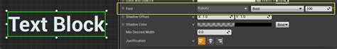 Using Fonts With Umg Unreal Engine 427 Documentation Epic Developer Community