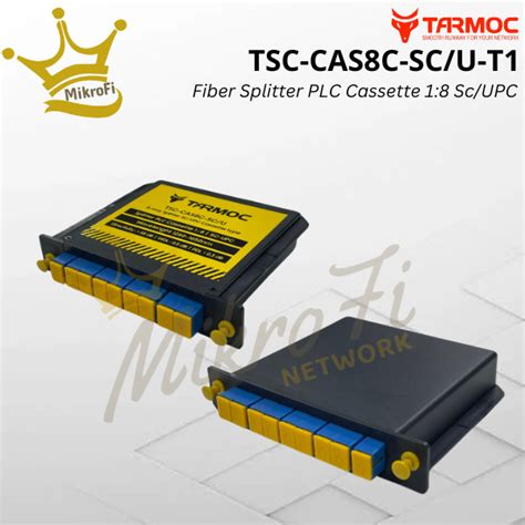 Jual Splitter Fo 1 8 Sc Upc Splitter 1 8 Box Cassette Fiber Optic Shopee Indonesia