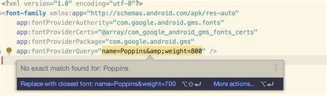 how to use poppins extra bold downloadable font in android stack overflow
