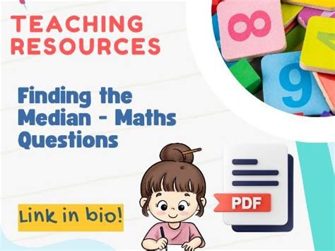 Finding The Median Maths Questions Teaching Resources