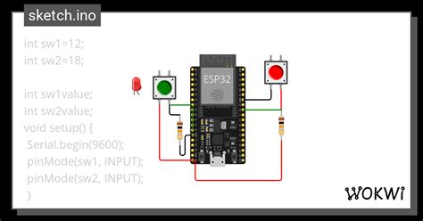 Pull Updown Wokwi Esp32 Stm32 Arduino Simulator