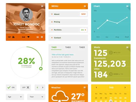 8 Fabulously Free Flat Ui Kit Design Resources Return True