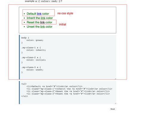 Why Is Css Style Specfiied By The Initial Keyword Different From The