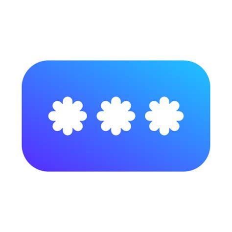 Password Generic Gradient Fill Icon