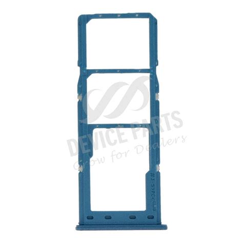 Sim Card Tray For Samsung Galaxy A Dual Card Version Blue Ori