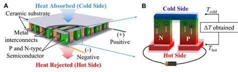 Thermoelectric Device And Principle A Schematic Diagram Showcasing Download Scientific