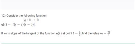 Solved Consider The Following Function Chegg