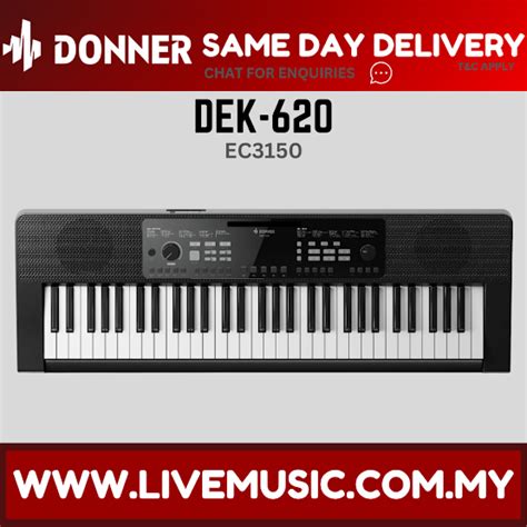 Donner Dek 620 Keyboard 61 Key Piano Keyboard For Beginner Professional Dek 620 Dek620