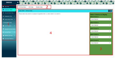 Gnosis Gui With Highlighted Interface Elements 1 The Exploratory