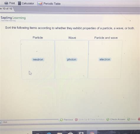 solved sort the following items according to whether they