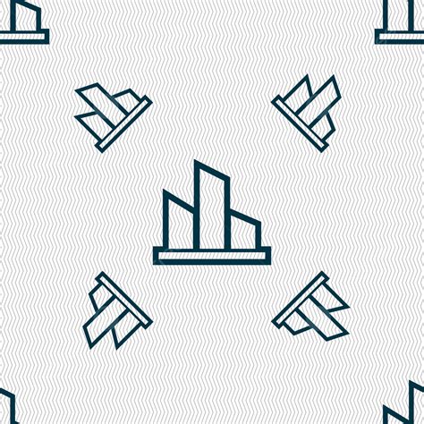 Geometric Texture Seamless Pattern Featuring Diagram Icon Symbol Photo Wallpaper Presentation