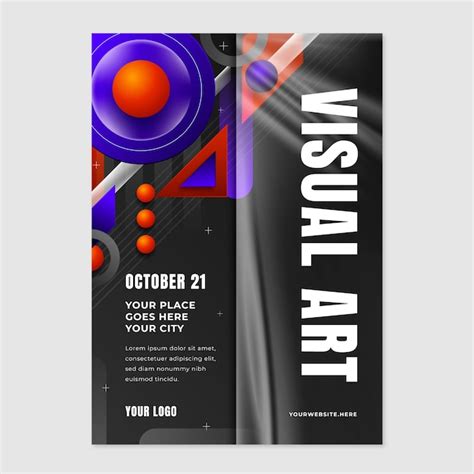 Premium Vector Realistic Plastic Texture Poster Template