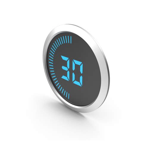 Blue Digital Countdown Timer Progress Bar 30 Symbol Png Images And Psds