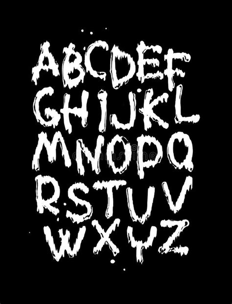 Flowing Font Paint Stock Vector Illustration Of School 11102402