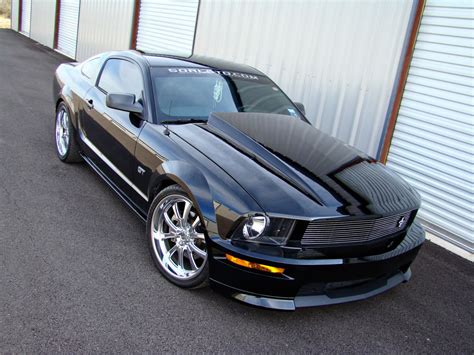 Black 2006 Ford Mustang Gt W 2 5 Cervinis Hood And Shelby … Flickr