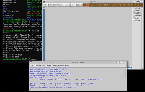 재밋게 가르치기 VLSI 레이아웃 설계 기초 리눅스 및 VLSI 레이아웃 도구 설치