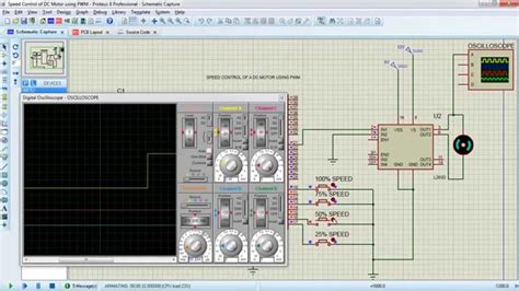 Dc Motor Speed Control Using Pwm With Atmel 89c52 Microcontroller Youtube