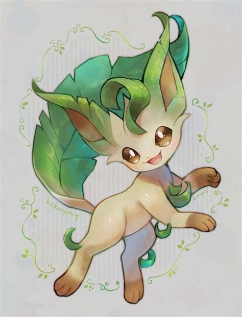 Super Cute Leafeon In 2025 Pokemon Sketch Pokemon Drawings Cute