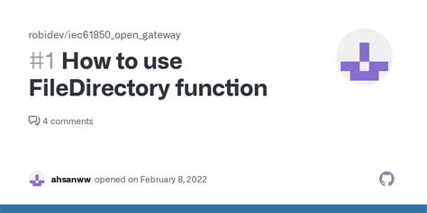 How To Use FileDirectory Function Issue 1 Robidev Iec61850 Open Gateway GitHub