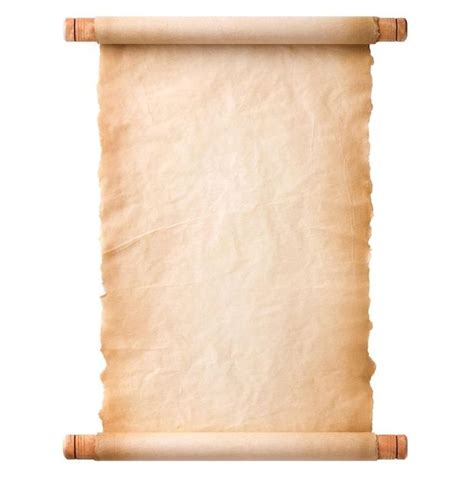 Vintage Parchment Paper Scroll