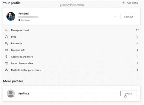 How To Manage Microsoft Edge User Profiles