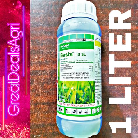 Basta 15 Sl Glufosinate Ammonium Herbicide 1 Liter By Basf Lazada Ph