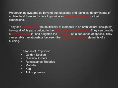 Principles Of Design Theory Of Design Module Proportion Scale Hierarchy Etc PPTX