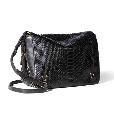 Jerome Dreyfuss Igor Messenger Bag I Sort Python Med Messing Hardware