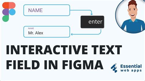 Input Field Interaction Using Interactive Components In Figma Input