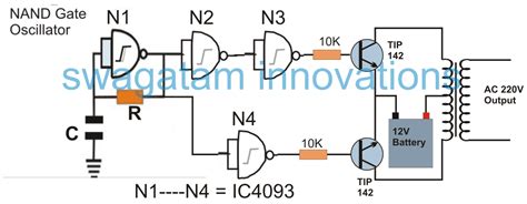 Simple Inverter Circuits You Can Build At Home Homemade Circuit Projects Sch Mas