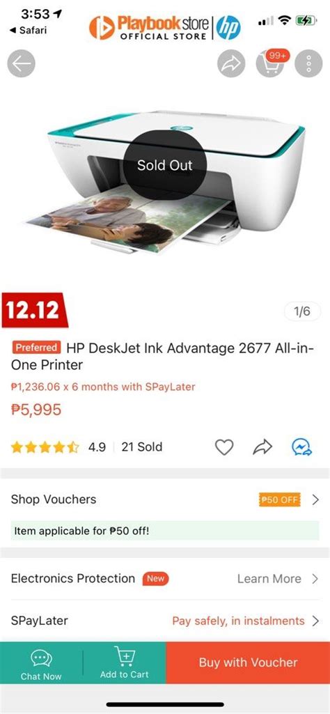 Hp Deskjet 2677 Printer Computers And Tech Printers Scanners And Copiers