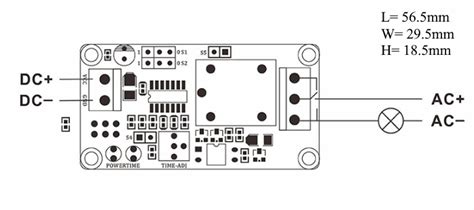Time Delay Relay Module DC V Delay Turn On Off Timer Voltage Board