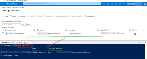 Powershell How To Get List Of All Azure Tenants Stack Overflow