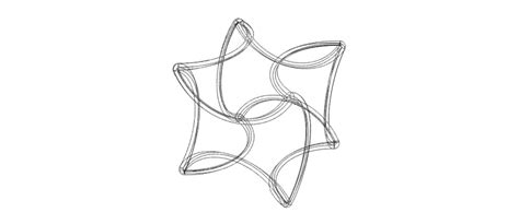 Wireframe Shape Geometric Twisted Cube 3d Printing Model Threeding