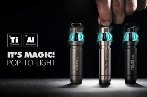 Edc Flashlight With Quick Magnetic On Off Switch Geeky Gadgets